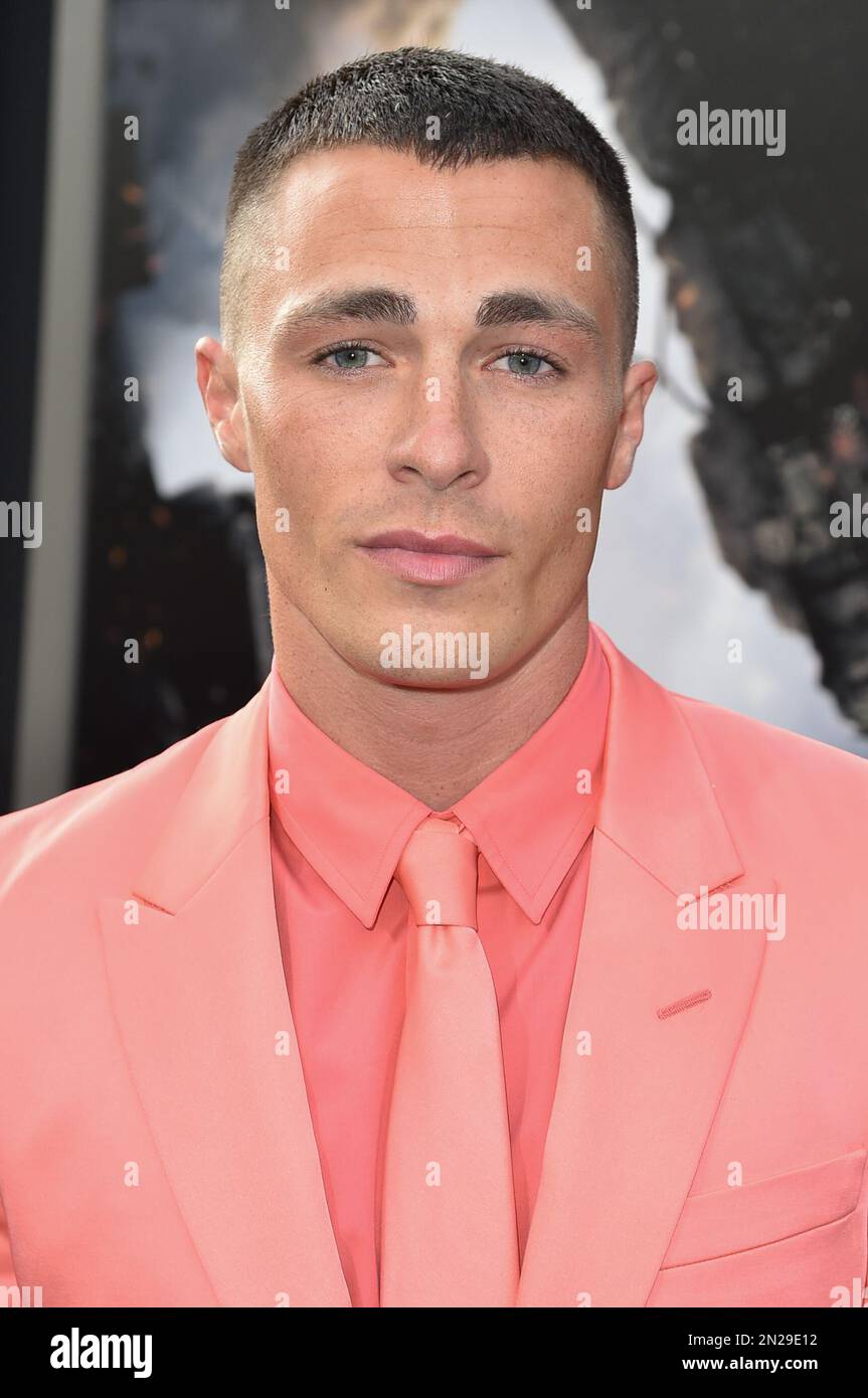Colton Haynes arrives at the World Premiere Of "San Andreas" held at ...