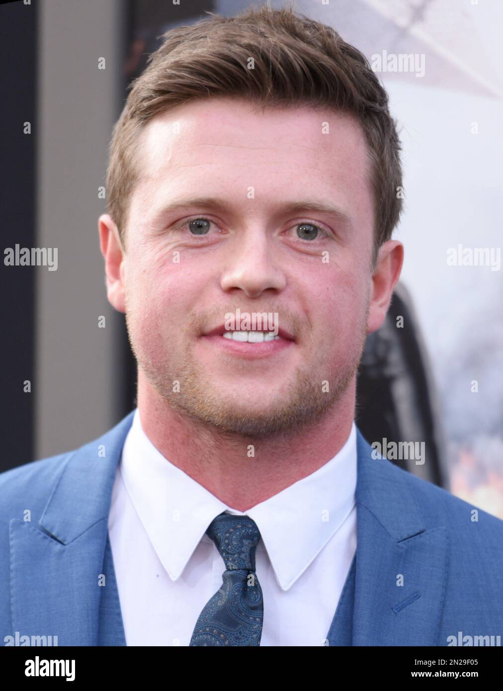 Hugo Johnstone-Burt arrives at the world premiere of "San Andreas" at ...