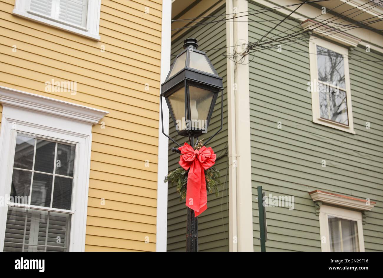 Street lamp post electricity in city Stock Photo - Alamy