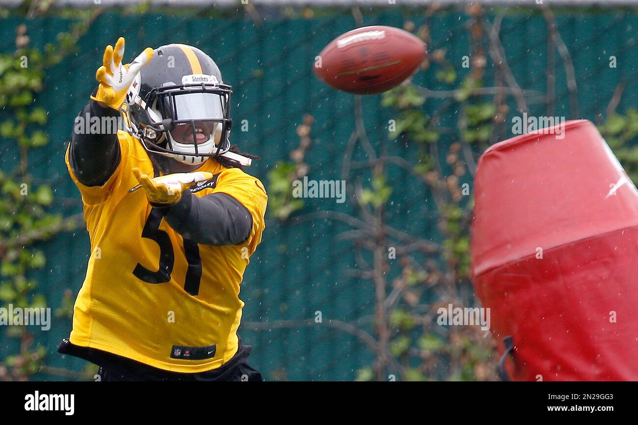 Pittsburgh Steelers inside linebacker Sean Spence (51) goes through ...