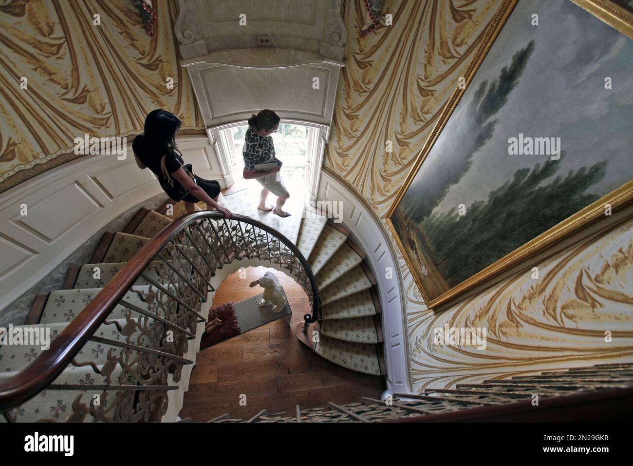 FILE - This Tuesday June 1, 2010 file photo shows a staircase in the ...