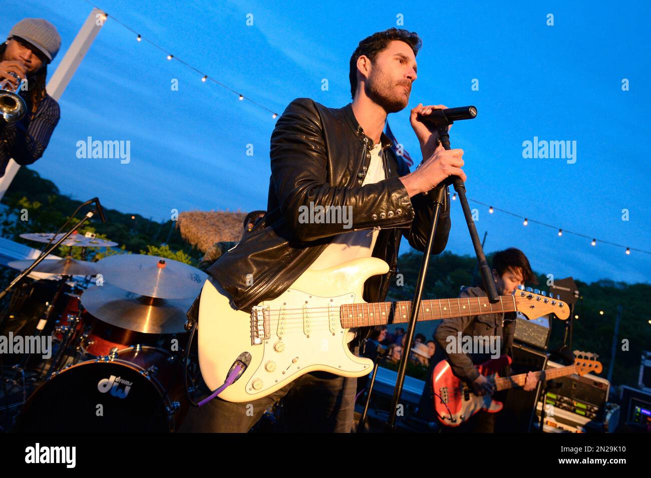 Ryan Merchant of Capital Cities performs at The Surf Lodge on Sunday ...