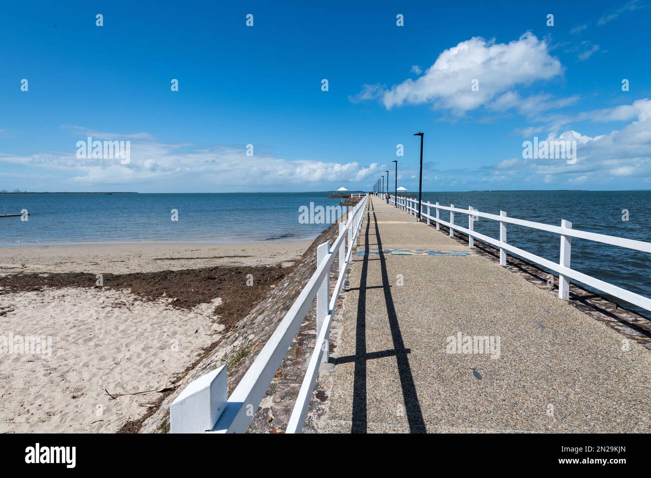 Shorncliffe Pier and beach on beautiful sunny day Stock Photo - Alamy