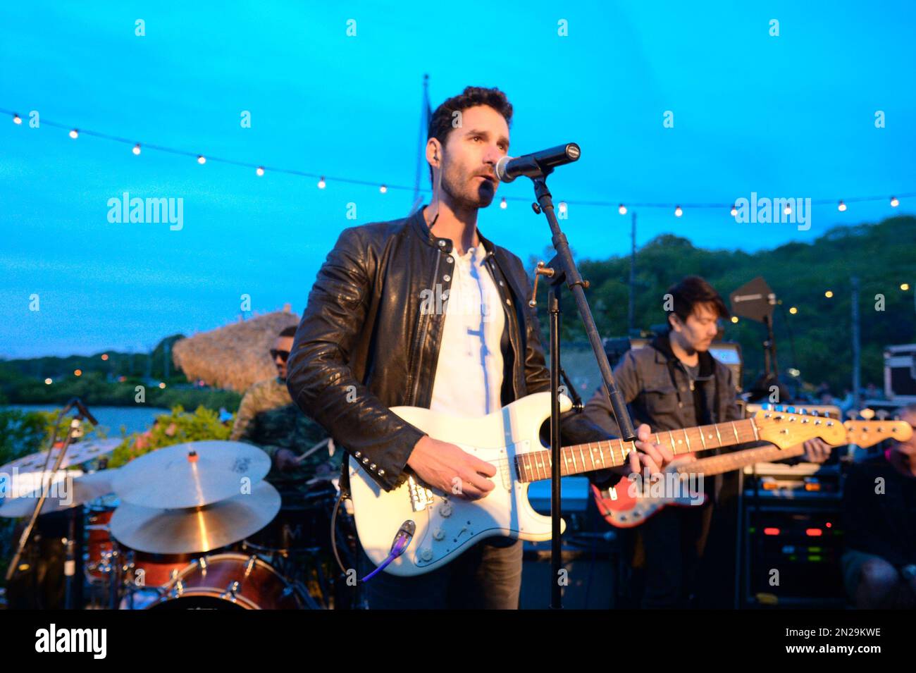 Ryan Merchant of Capital Cities performs at The Surf Lodge on Sunday ...