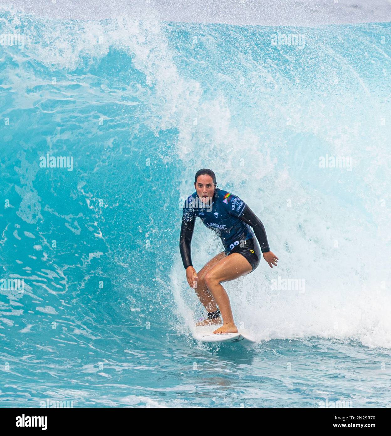 Haleiwa, HI, USA. 6th Feb, 2023. Tyler Wright pictured during the women ...