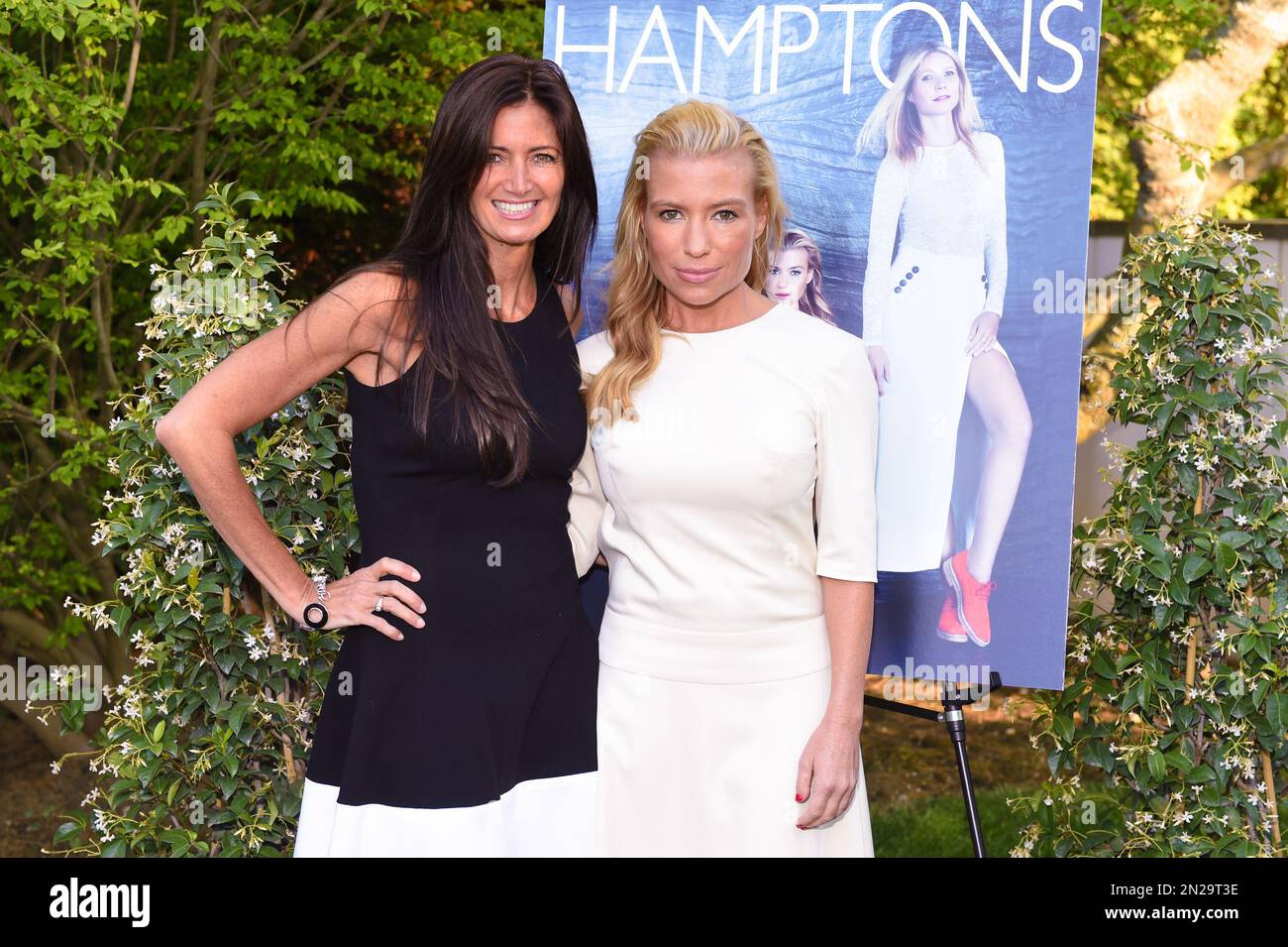 Maria Baum, left, and Tracy Anderson attends Hamptons Magazine Memorial ...