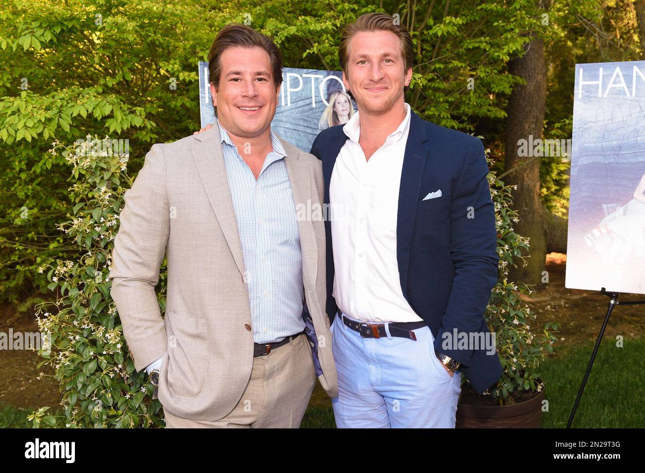 Zach Vichinsky, left, and Cody Vichinksky attend Hamptons Magazine ...