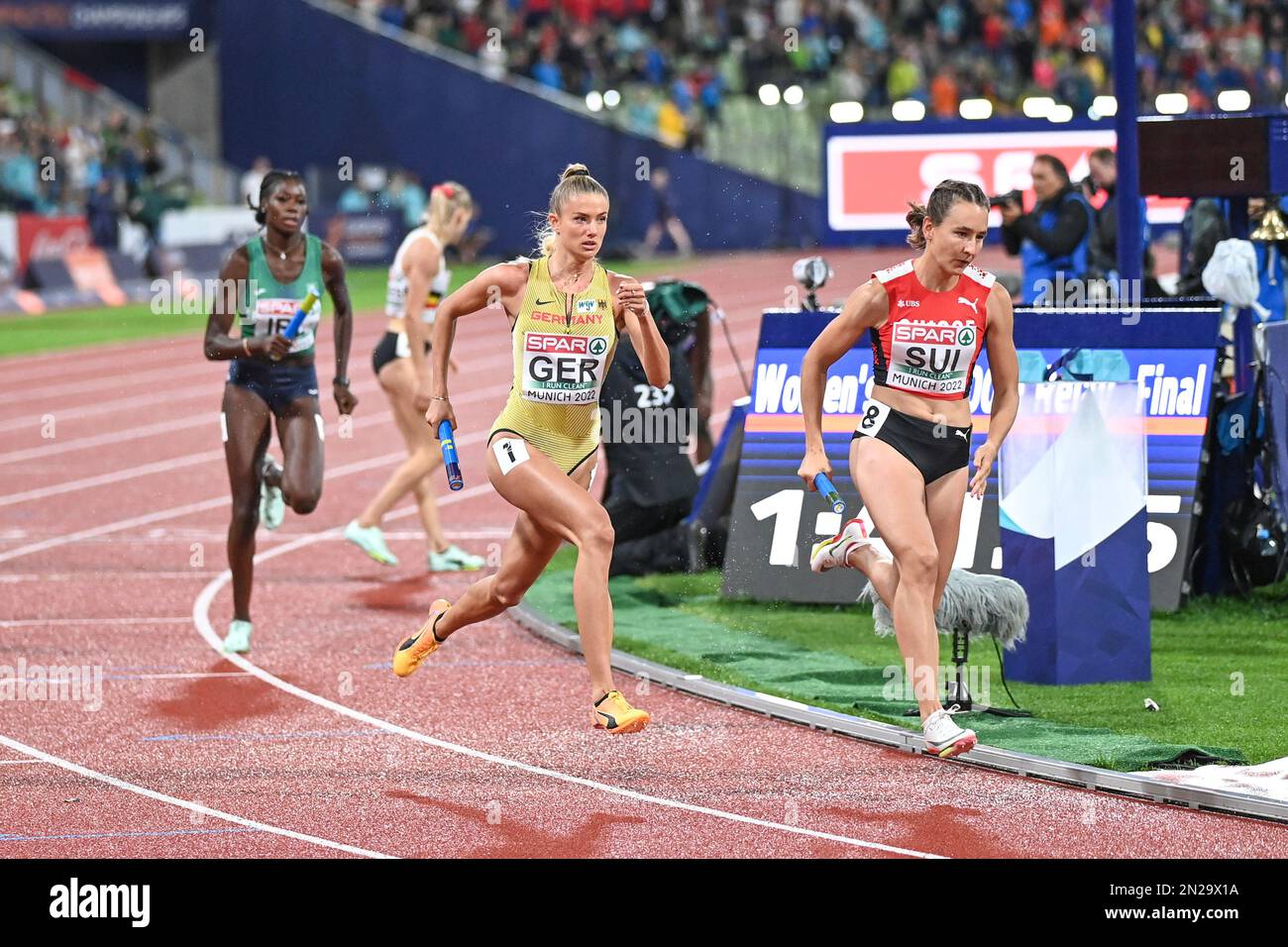 Alica Schmidt (Germany), Annina Fahr (Switzerland), Rhasidat Adeleke ...