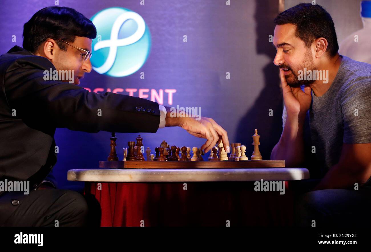 In this Friday, May 22, 2015 photo, former world chess champion ...