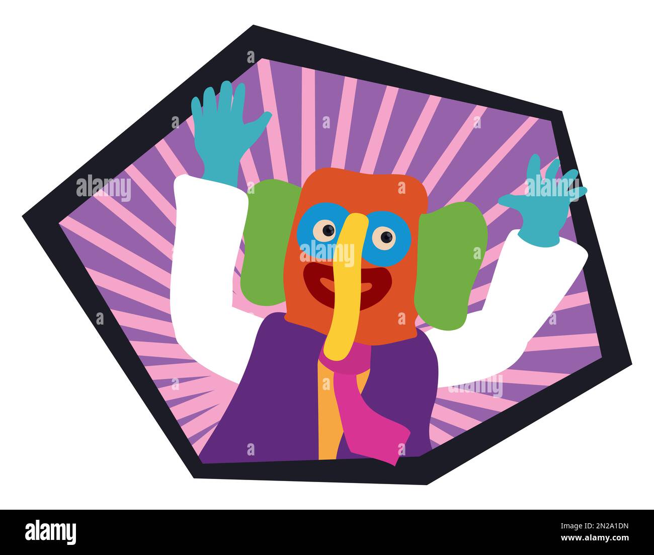 Colorful and funny Marimonda character from Barranquilla's Carnival ...