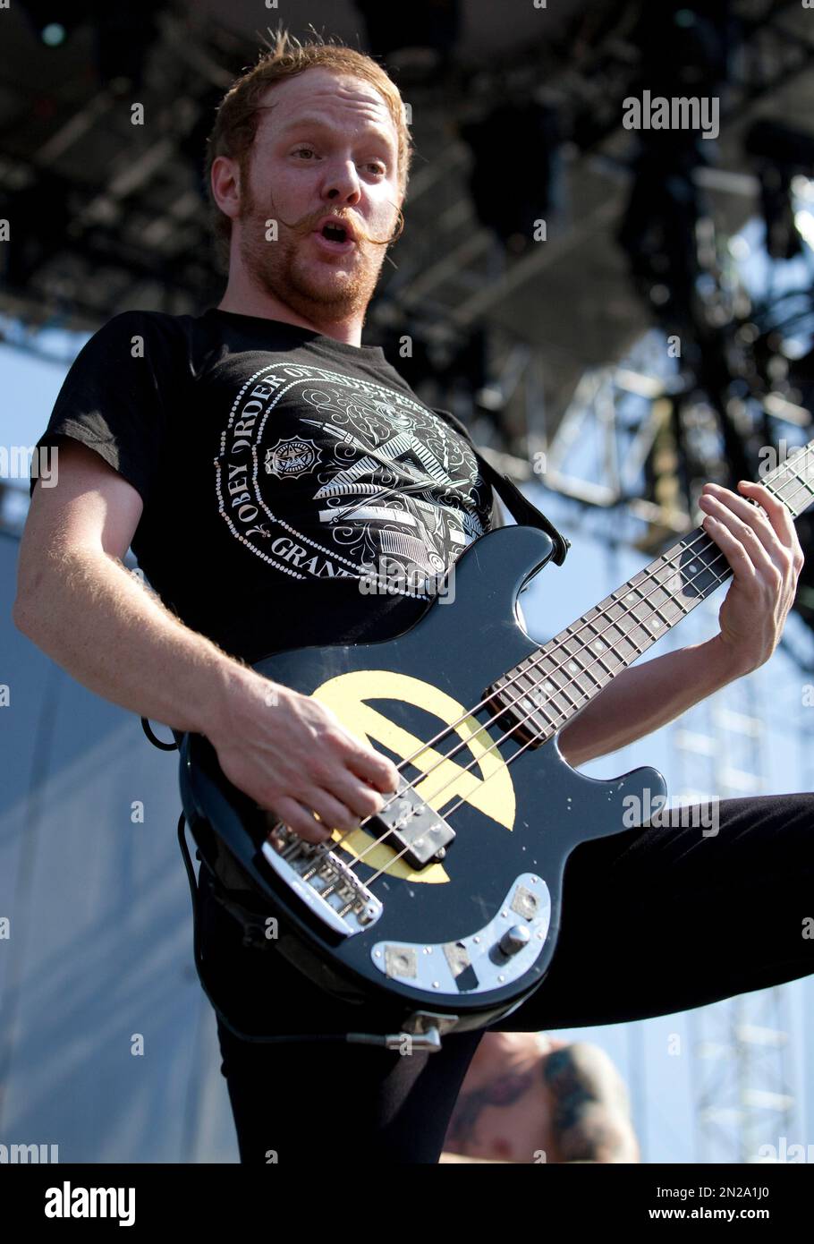 Bassist Marc McKnight of Atreyu performs at EPICENTER '09: 'So Cal's ...