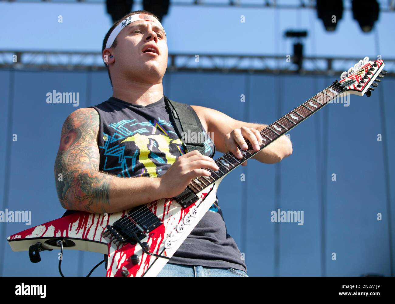 Guitarist Dan Jacobs of Atreyu performs at EPICENTER '09: 'So Cal's ...