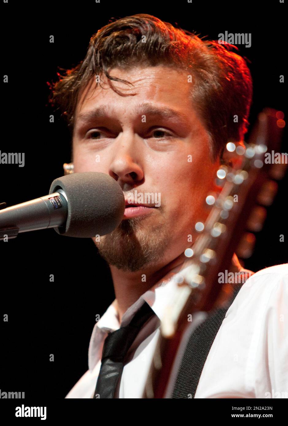 Isaac Hanson of Hanson performs at the House of Blues on November 11 ...