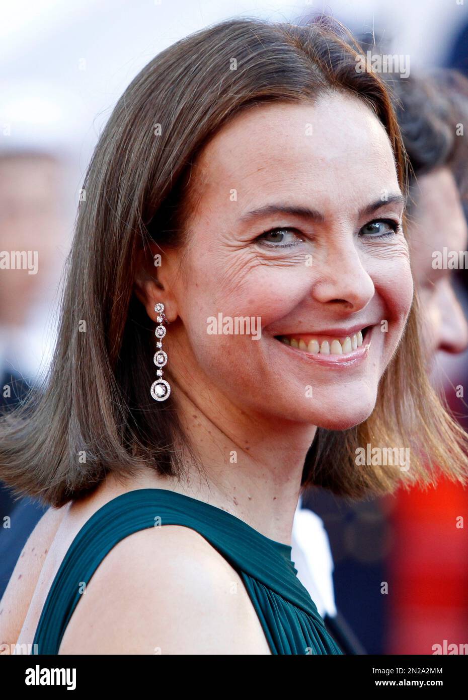 Actress Carole Bouquet poses for photographers upon arrival for the ...