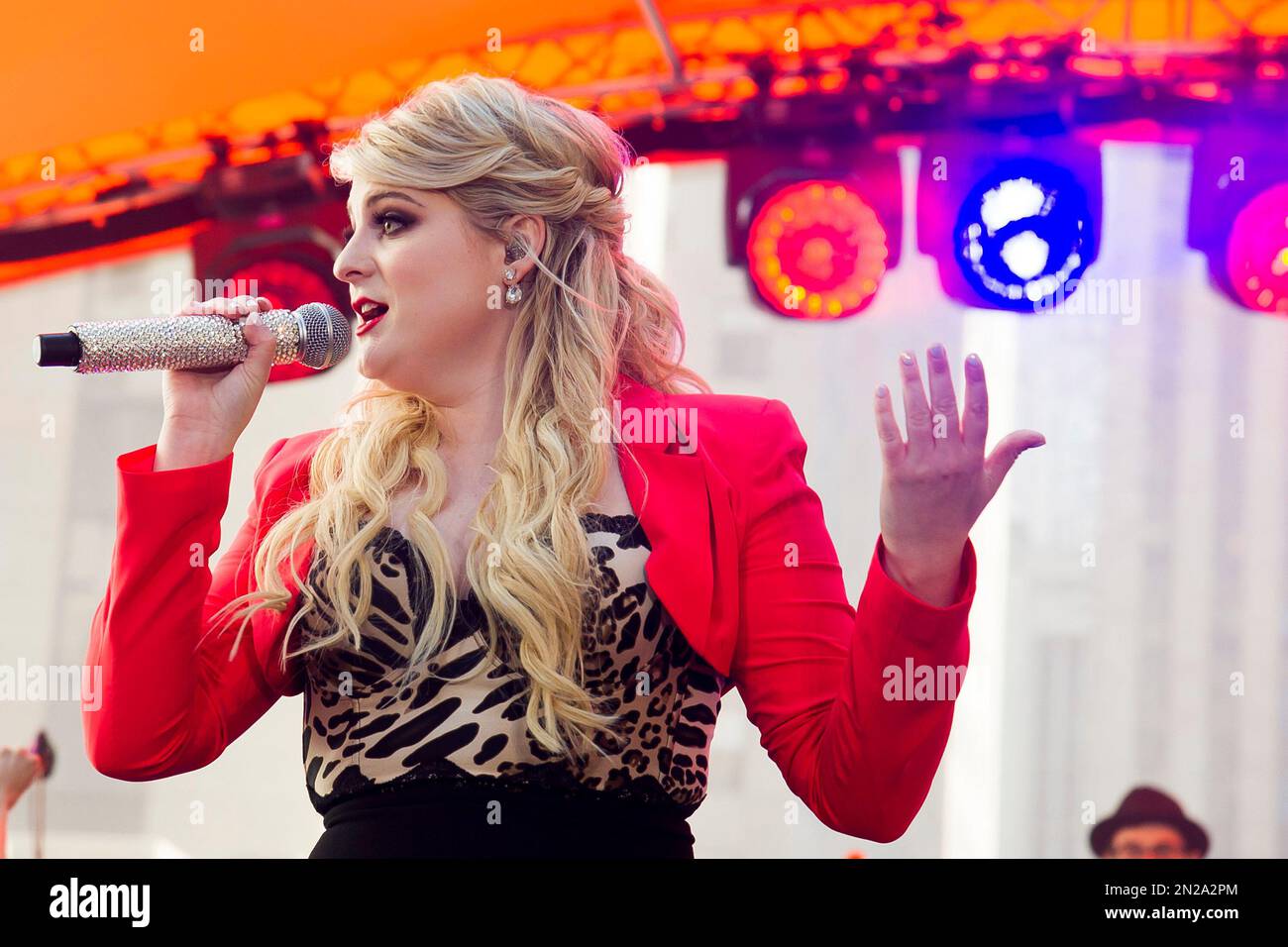 Meghan Trainor performs on NBC's "Today" show during the Toyota Summer ...