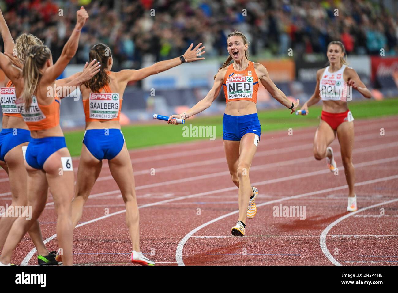 Netherlands: Eveline Saalberg, Lieke Klaver, Lisanne de Witte, Femke ...