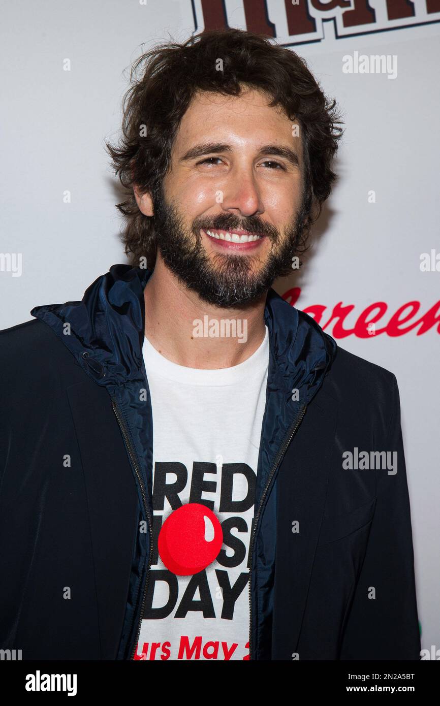 Josh Groban attends NBC's Red Nose Day entertainment charity event at ...