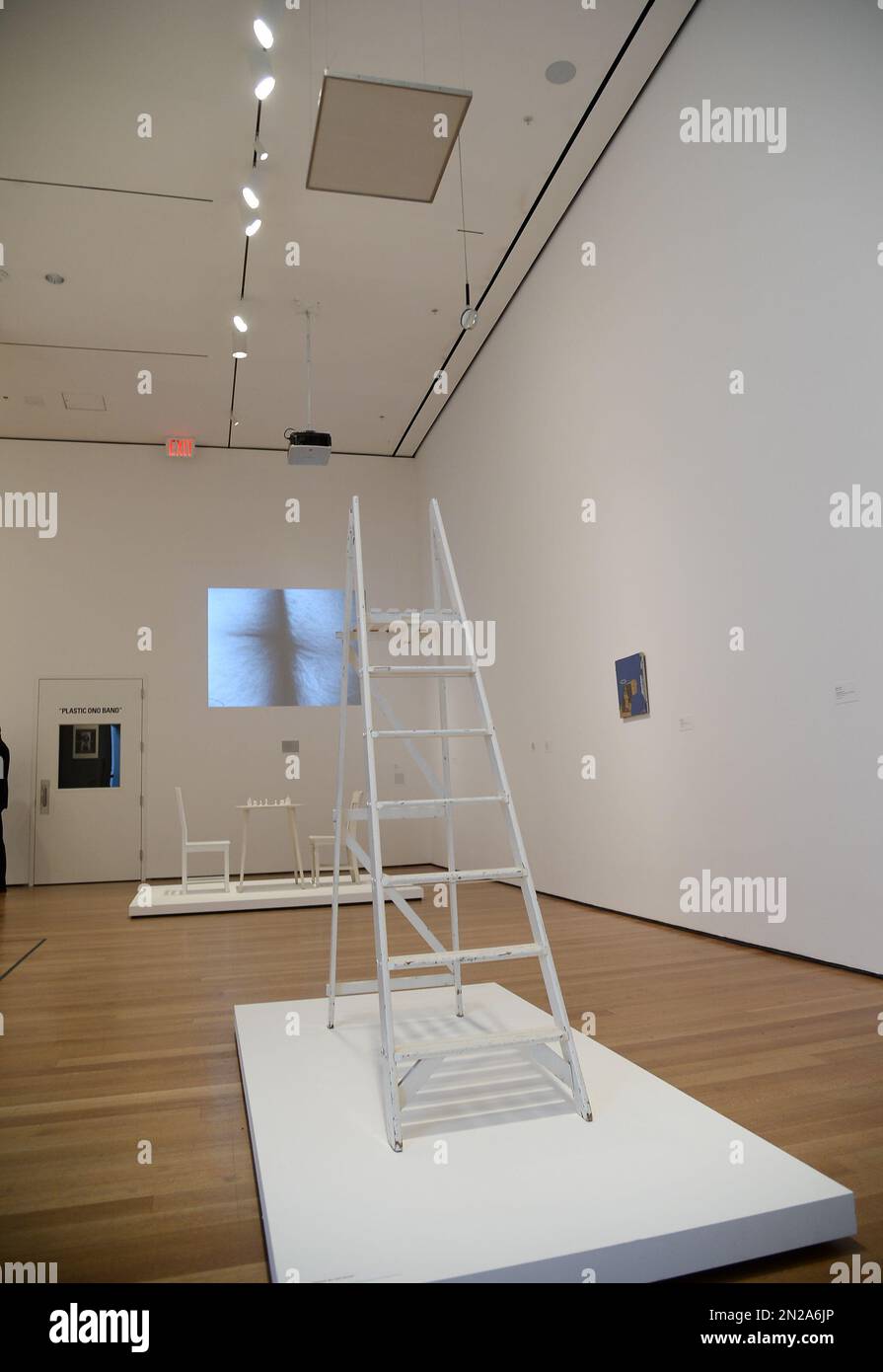 Yoko Ono's "One Woman Show" press preview at The Museum of Modern Art ...