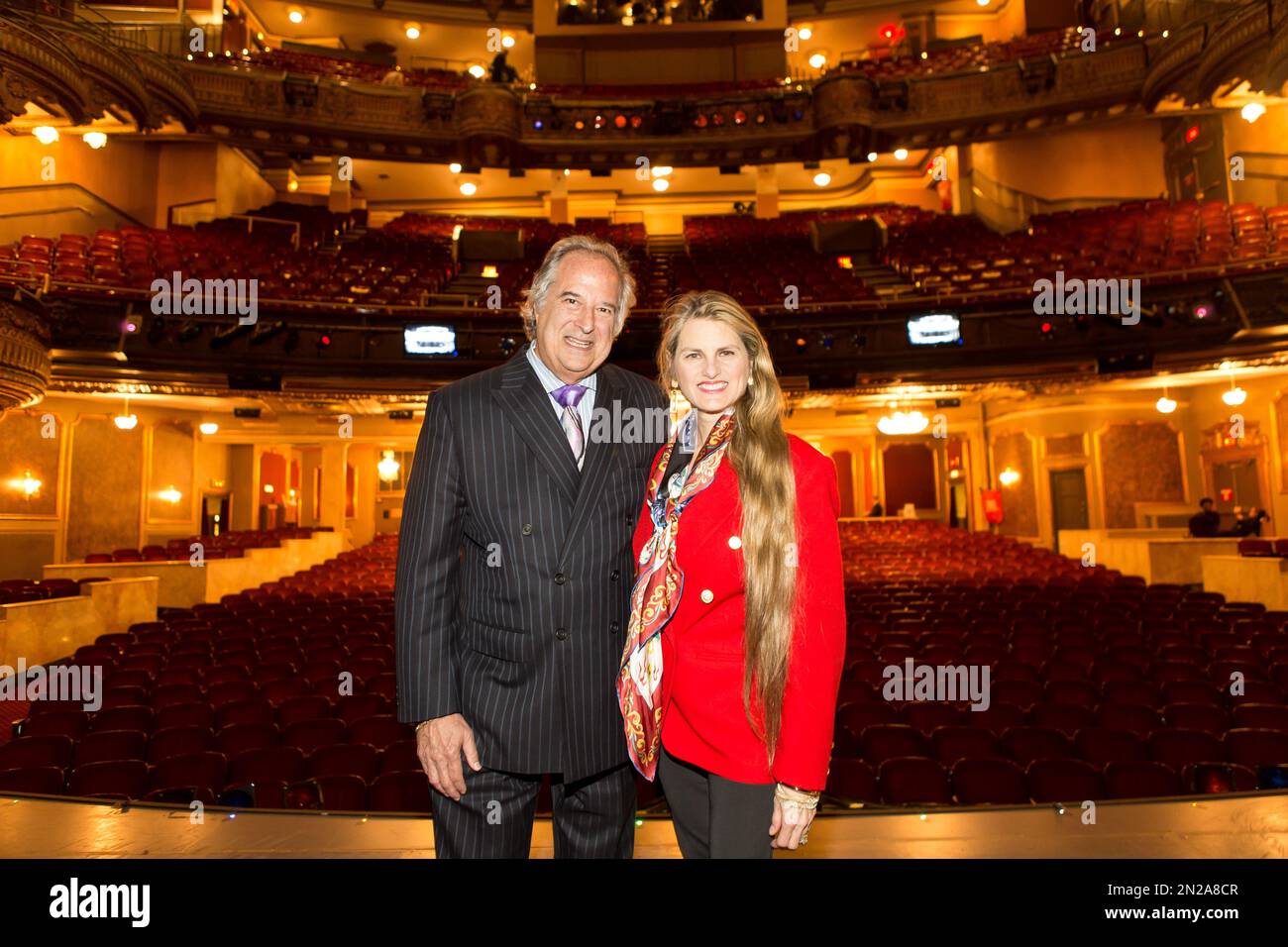 Stewart F. Lane - aka "Mr. Broadway" and Bonnie Comley pose together on ...