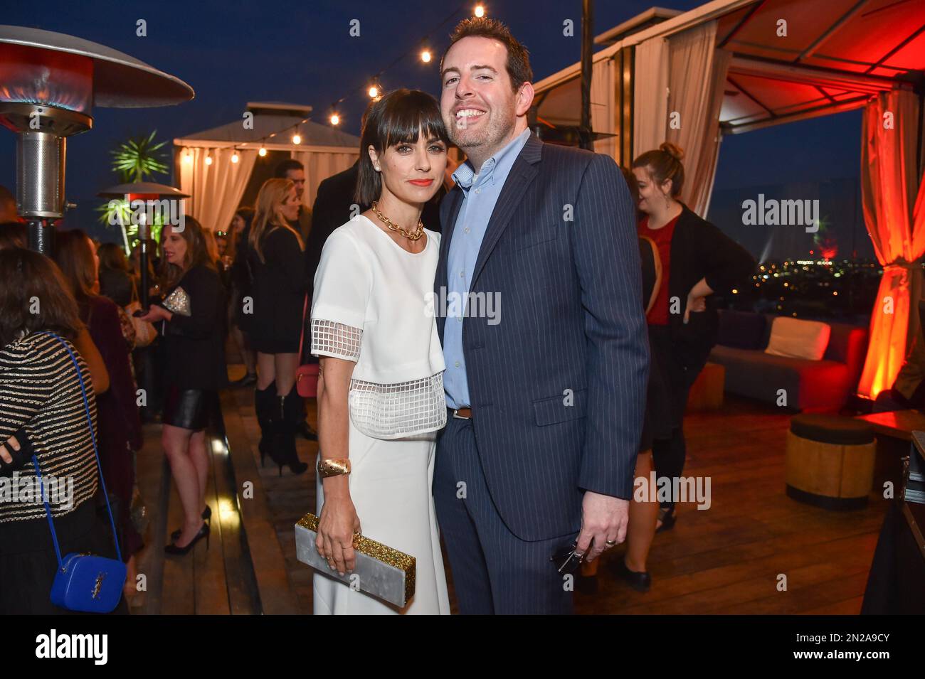 Constance Zimmer, left and Jacob Fenton arrive at Lifetime’s scripted ...