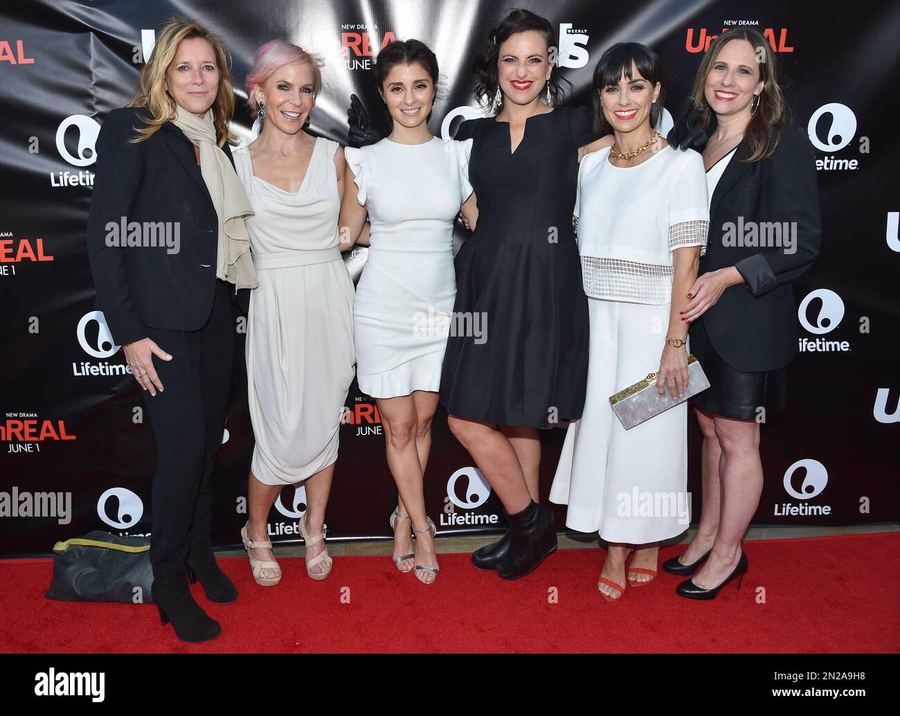 Nina Lederman, left, Marti Noxon, Shiri Appleby, Sarah Gertrude Shapiro ...