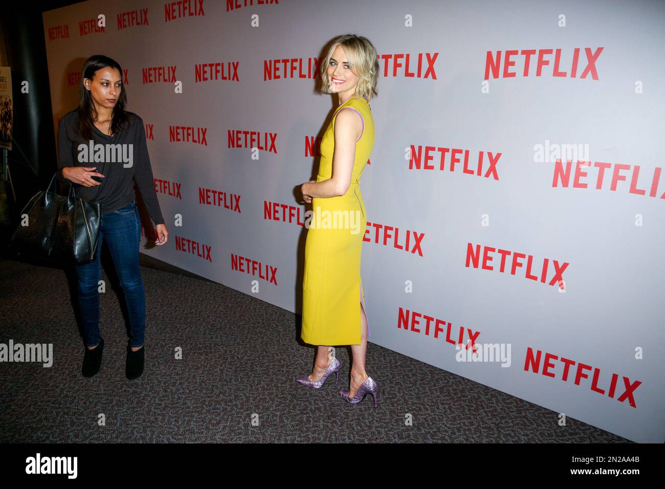 Taylor Schilling arrives at Netflix's "Orange Is The New Black" Q&A ...