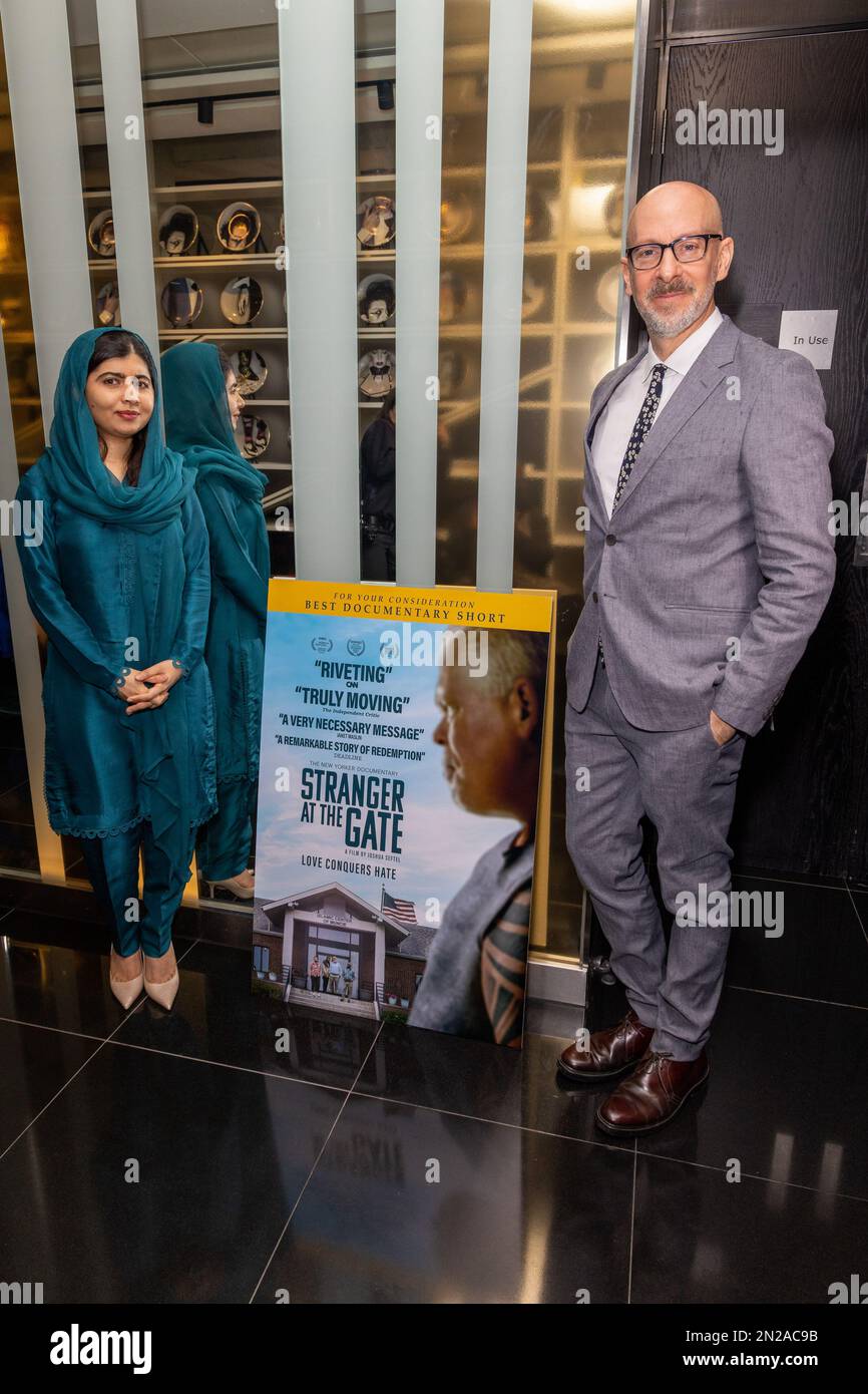 London, UK. 06th Feb, 2023. (L-R) Malala Yousafzai a female education ...