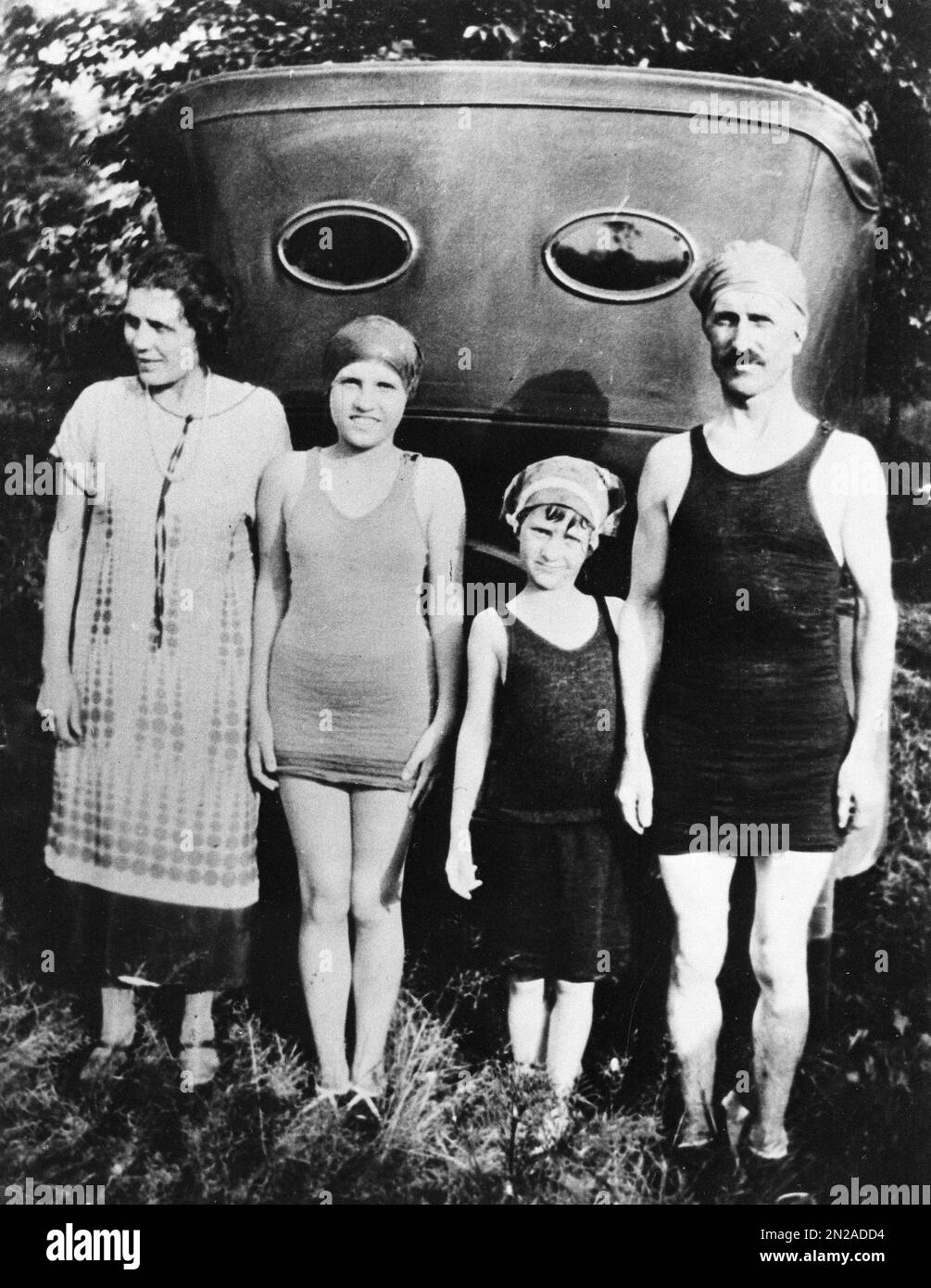 The Gedeon family is pictured together in an undated photo, from left ...