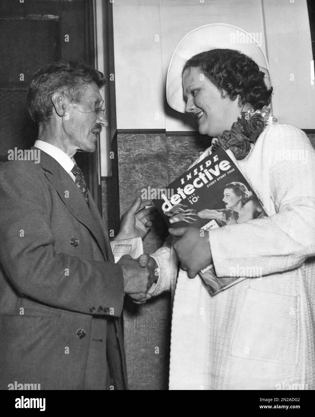 Joseph Gedeon thanks Henrietta Koscianski, Cleveland pantry girl, whose ...