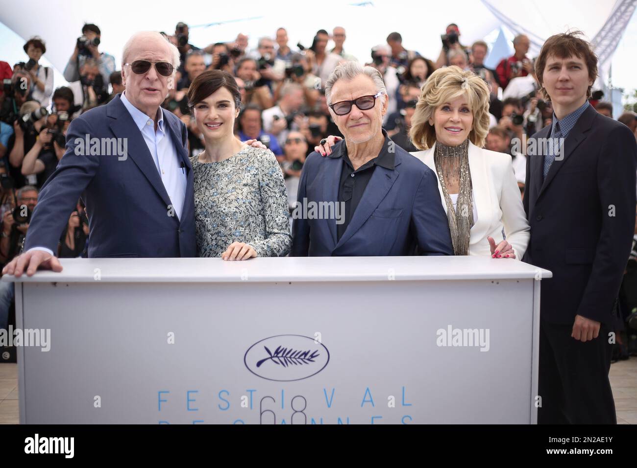 From left, Michael Caine, Rachel Weisz, Harvey Keitel, Jane Fonda and ...
