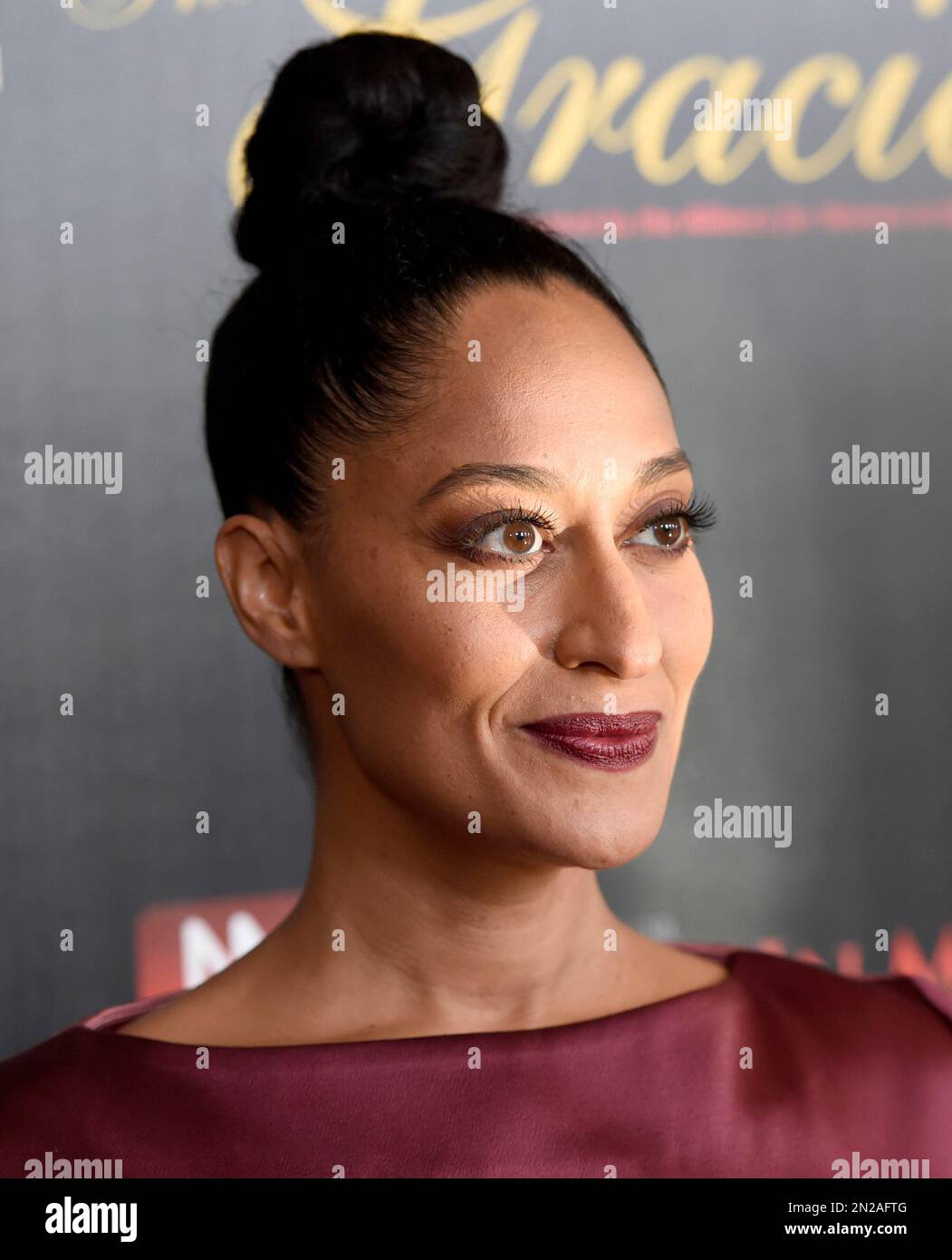 Tracee Ellis Ross arrives at the 40th Anniversary Gracies Awards at the ...