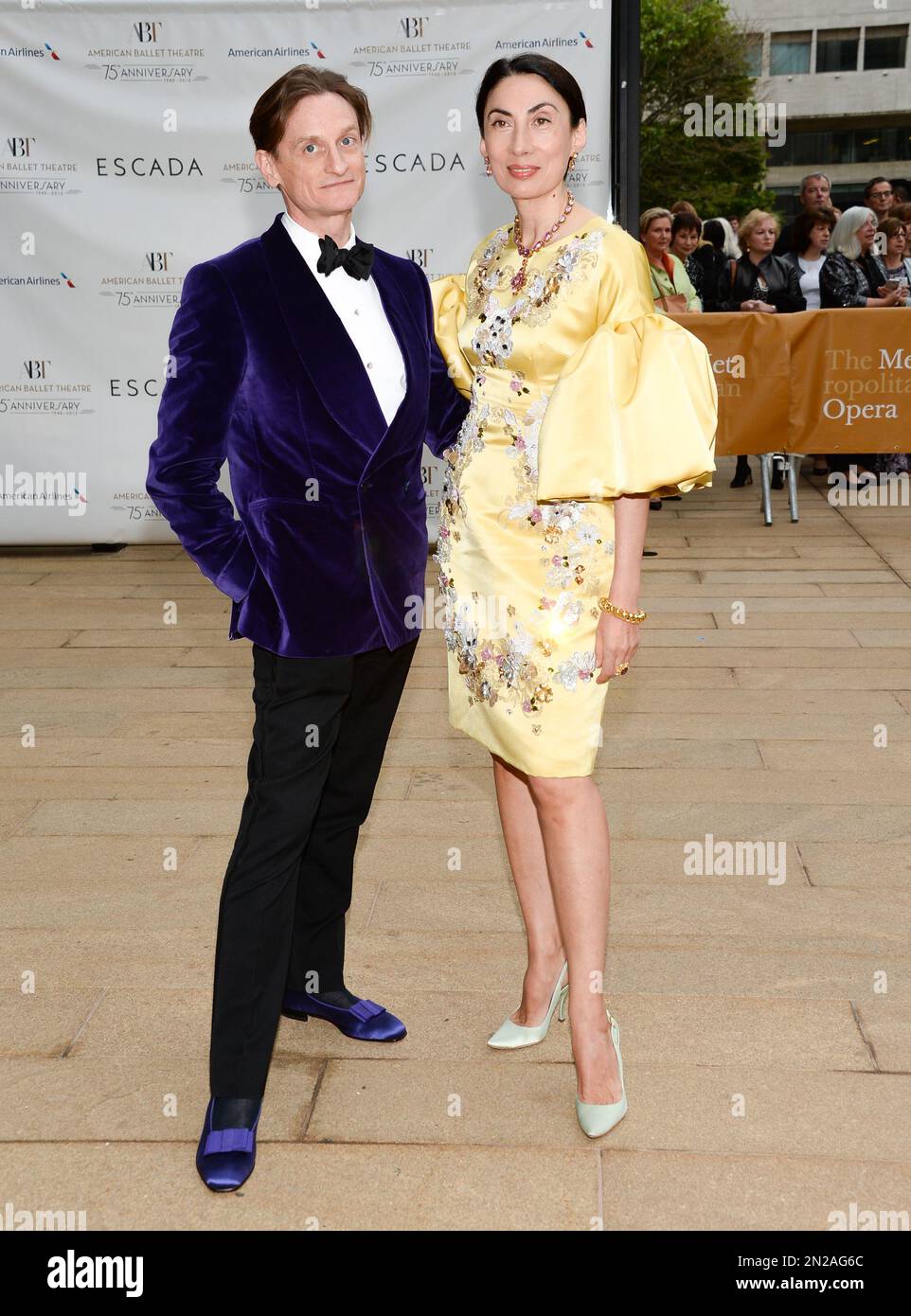 Hamish Bowles and Anh Duong attend the American Ballet Theatre's 75th ...