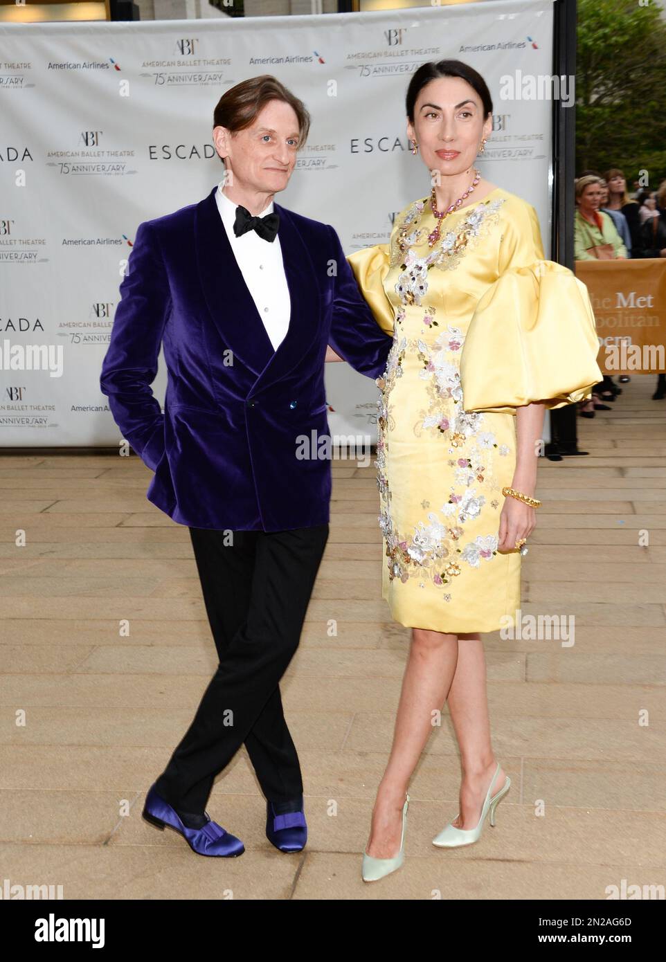 Hamish Bowles and Anh Duong attend the American Ballet Theatre's 75th ...
