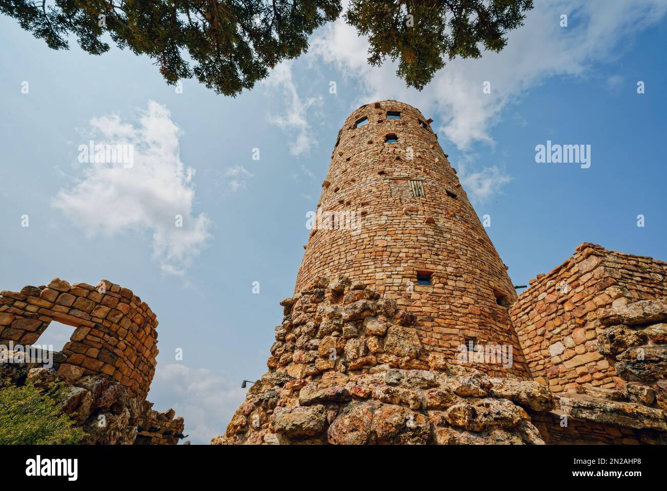 Desert View Watchtower, or Indian Watchtower at Desert View, South Rim ...