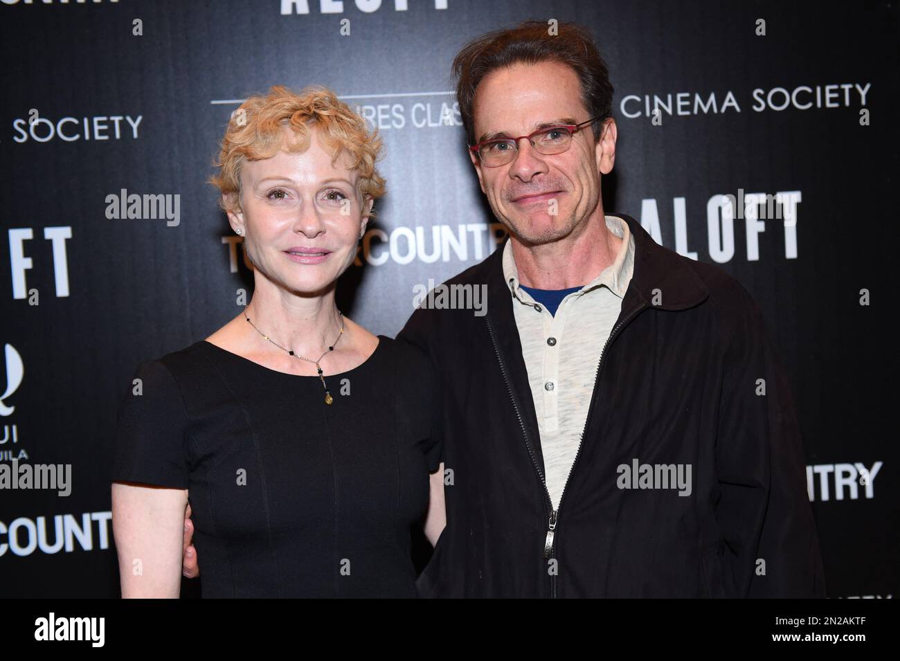 Actress Tracy Shayne, left, and actor Peter Scolari attend a special ...