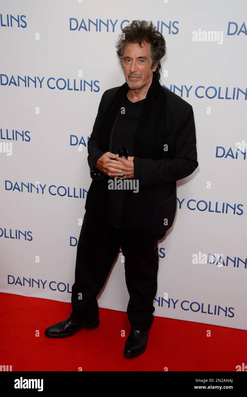 U.S actor Al Pacino poses for photographers at the UK Premiere of Danny ...