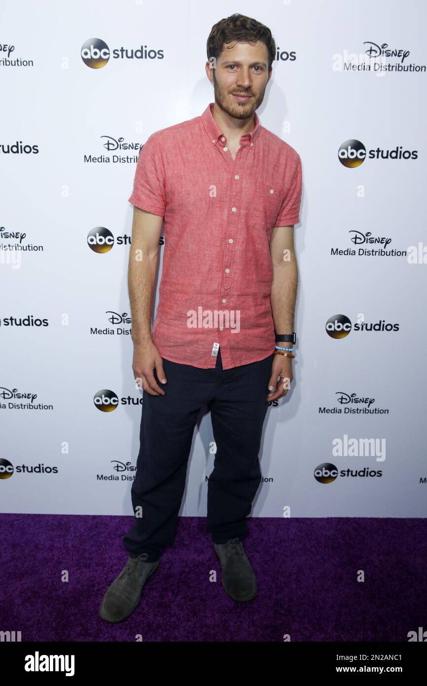 Zach Gilford arrives at the at Disney Media Distribution International ...