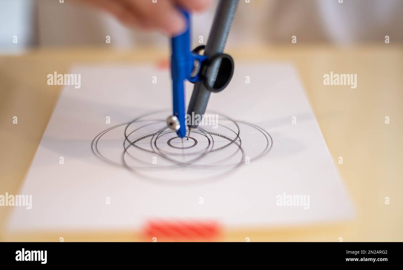 How to draw a mandala hi-res stock photography and images - Alamy