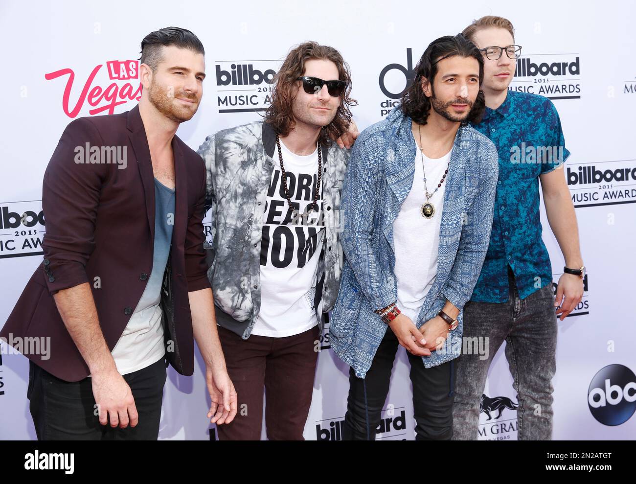 Nasri, Mark Pellizzer, Ben Spivak and Alex Tanas of Magic! arrive at ...
