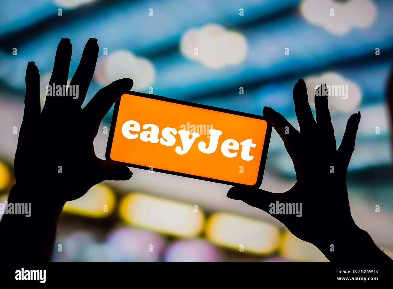 Brazil. 06th Feb, 2023. In this photo illustration, the EasyJet ...