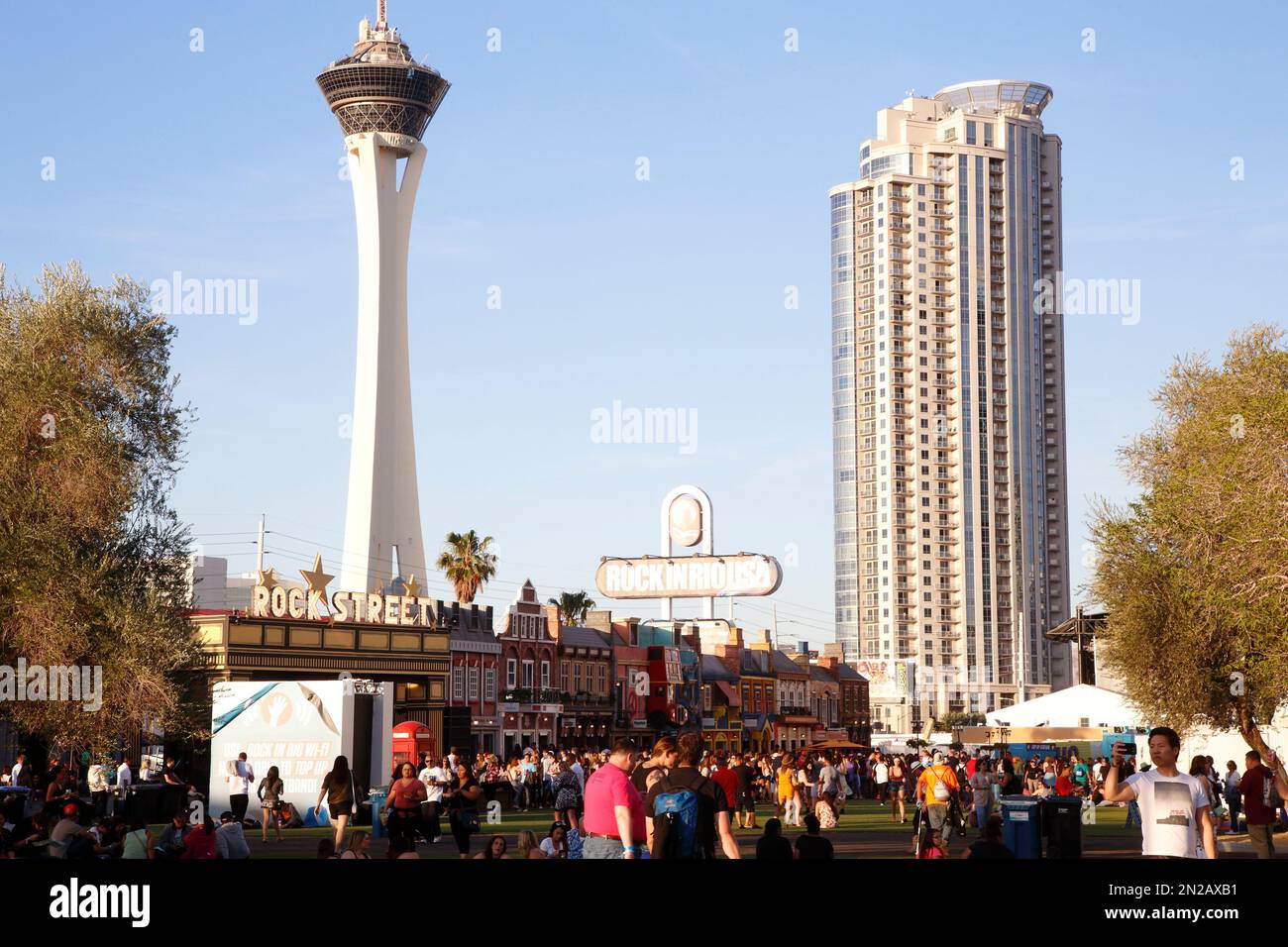 Atmosphere at Rock in Rio USA at the MGM Resorts Festival Grounds on ...
