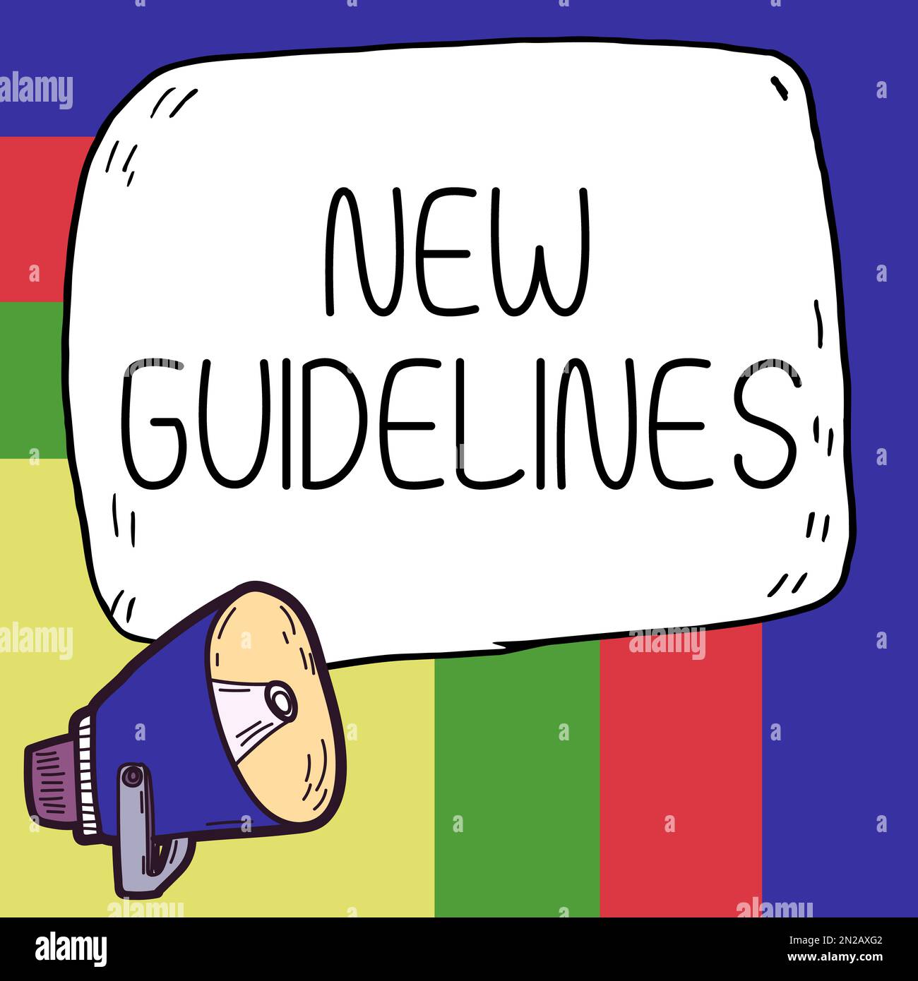 Conceptual caption New Guidelines. Business idea a new list of goals to ... Conceptual caption New Guidelines. Business idea a new list of goals to ...