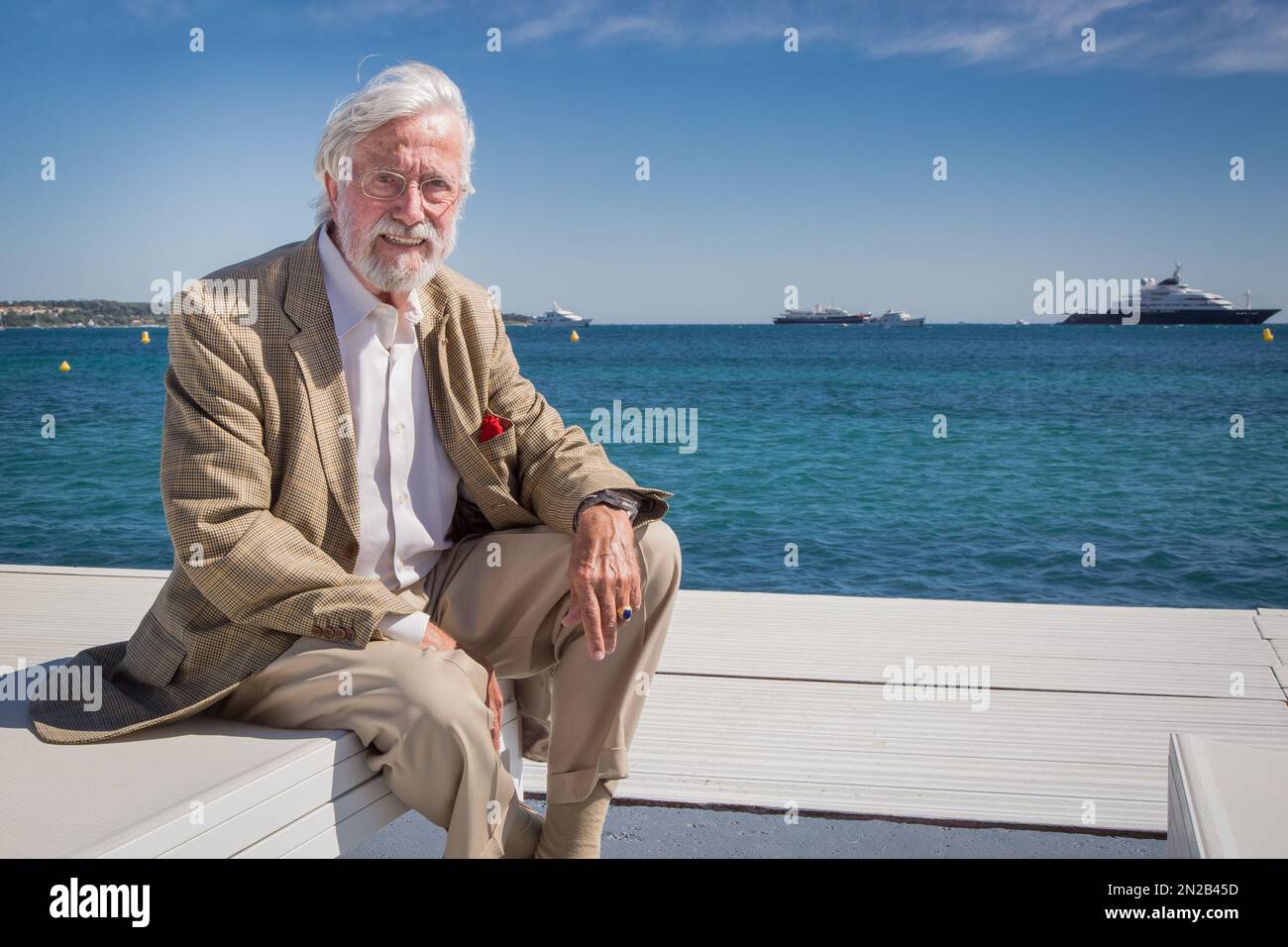Jean-Michel Cousteau poses for portrait photographs at the 68th ...