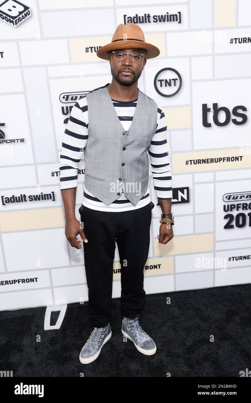 Actor Taye Diggs attends the Turner Network 2015 Upfront at Madison ...