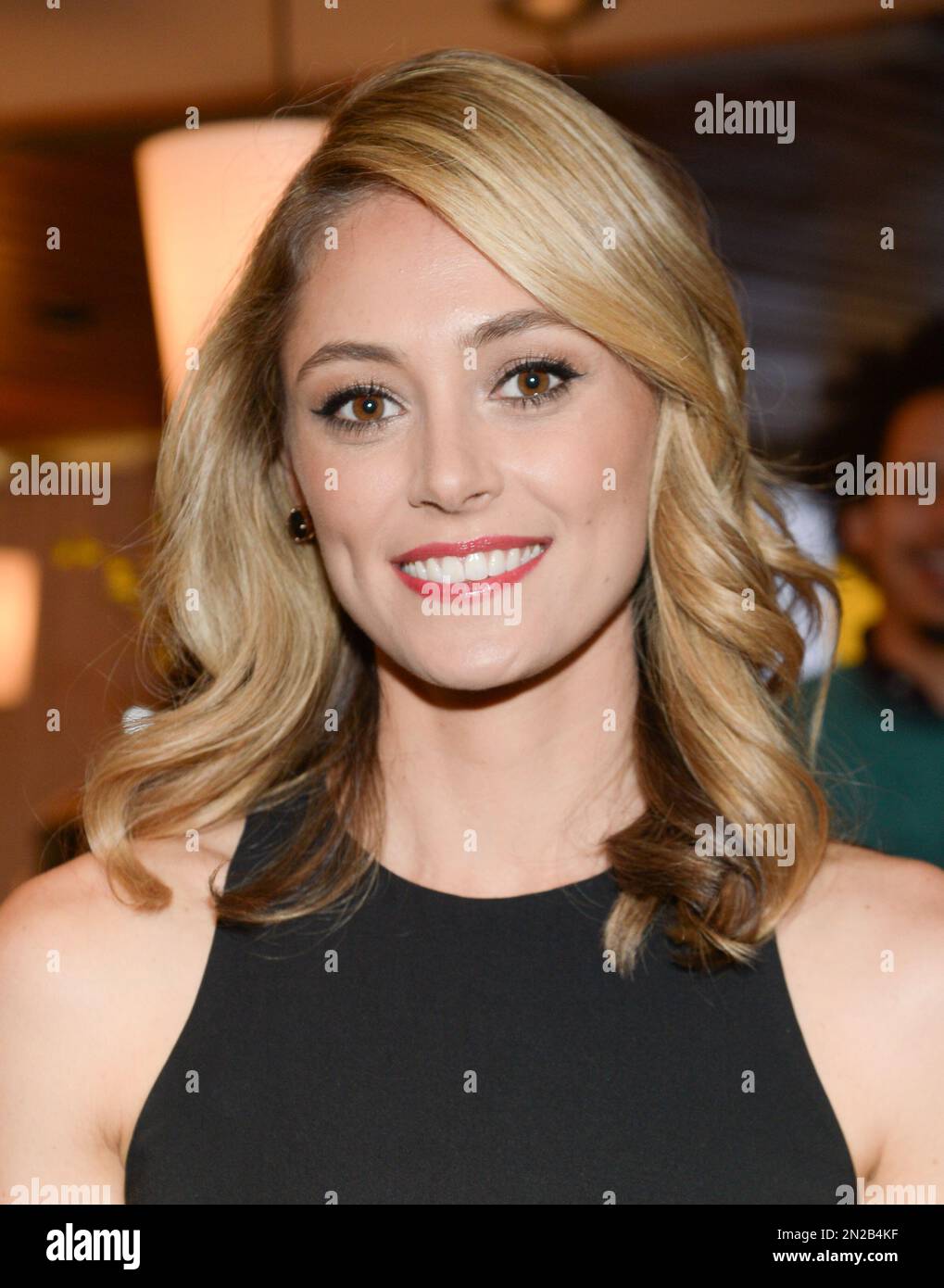 Actress Elizabeth Masucci attends the Turner Network 2015 Upfront at ...