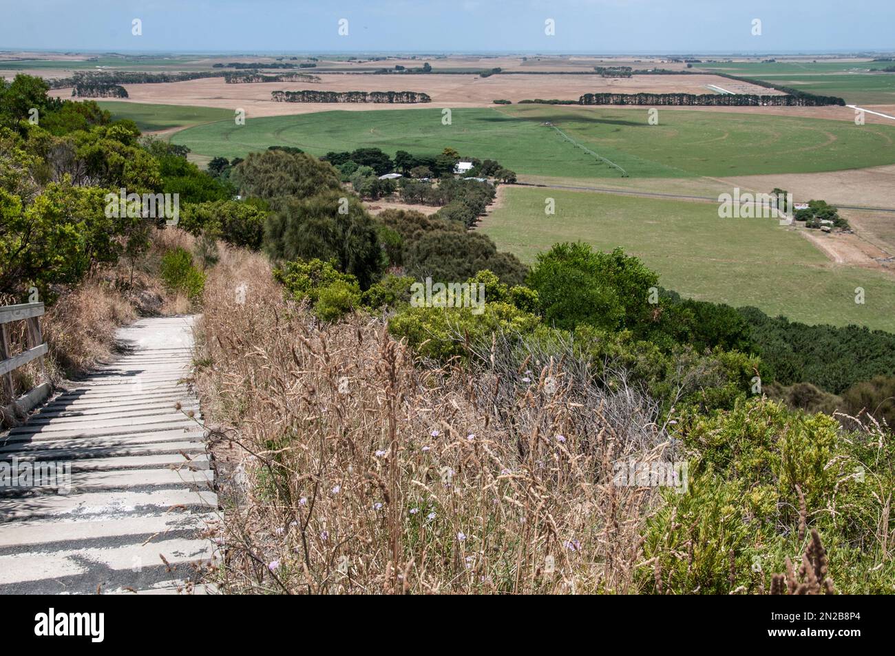 Looking south from the volcanic cone of Mount Schank, southeastern ...