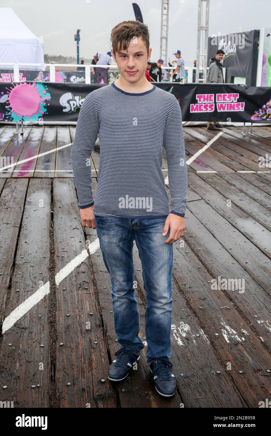 Nolan Gould arrives at the Nintendo Splatoon event at the Santa Monica ...