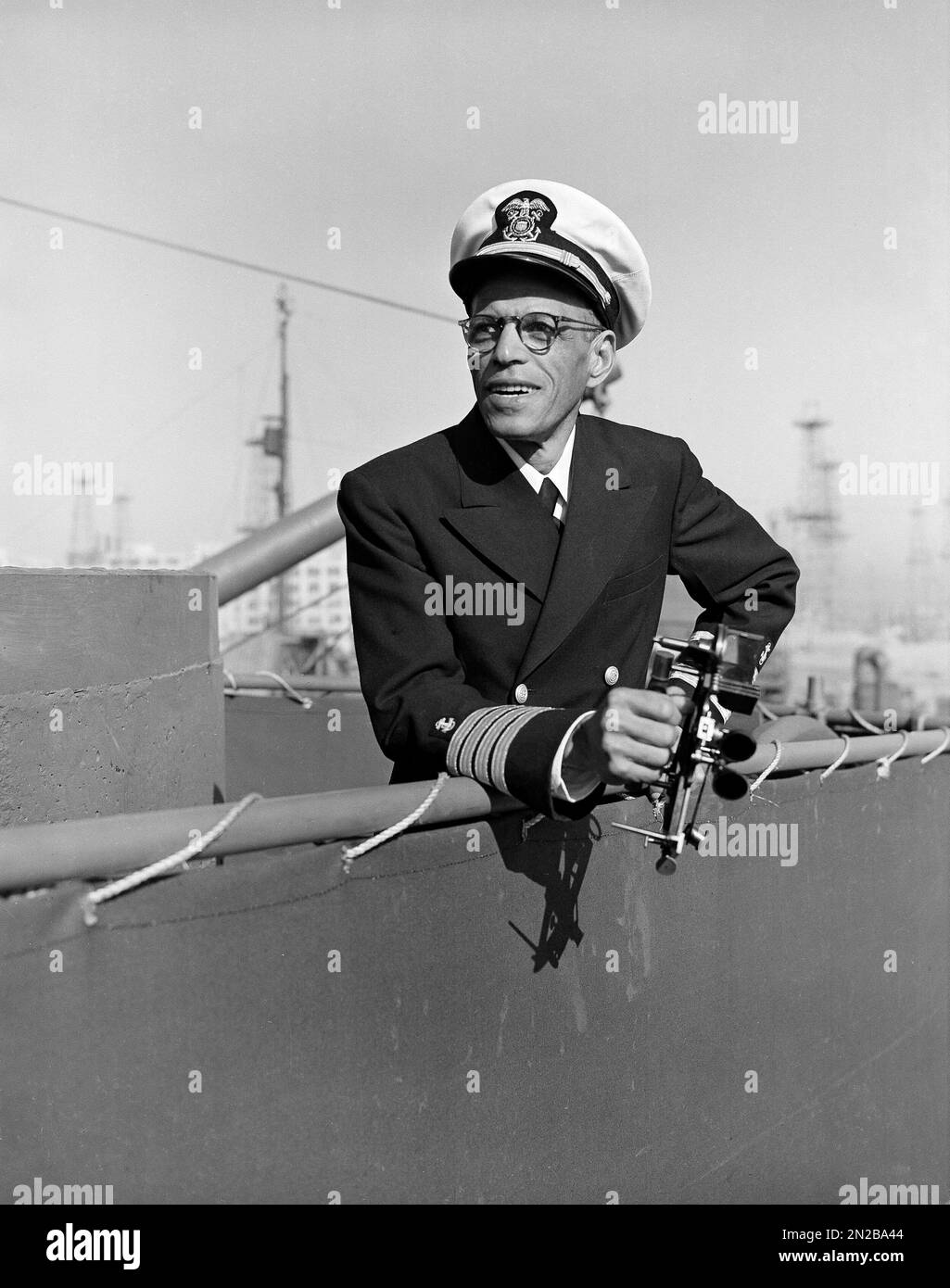 Captain Hugh Mulzac, the only black shipmaster in the U.S., went to sea ...