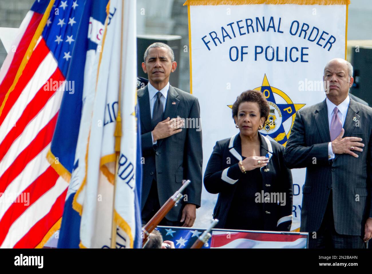 President Barack Obama, Attorney General Loretta Lynch, and Homeland ...