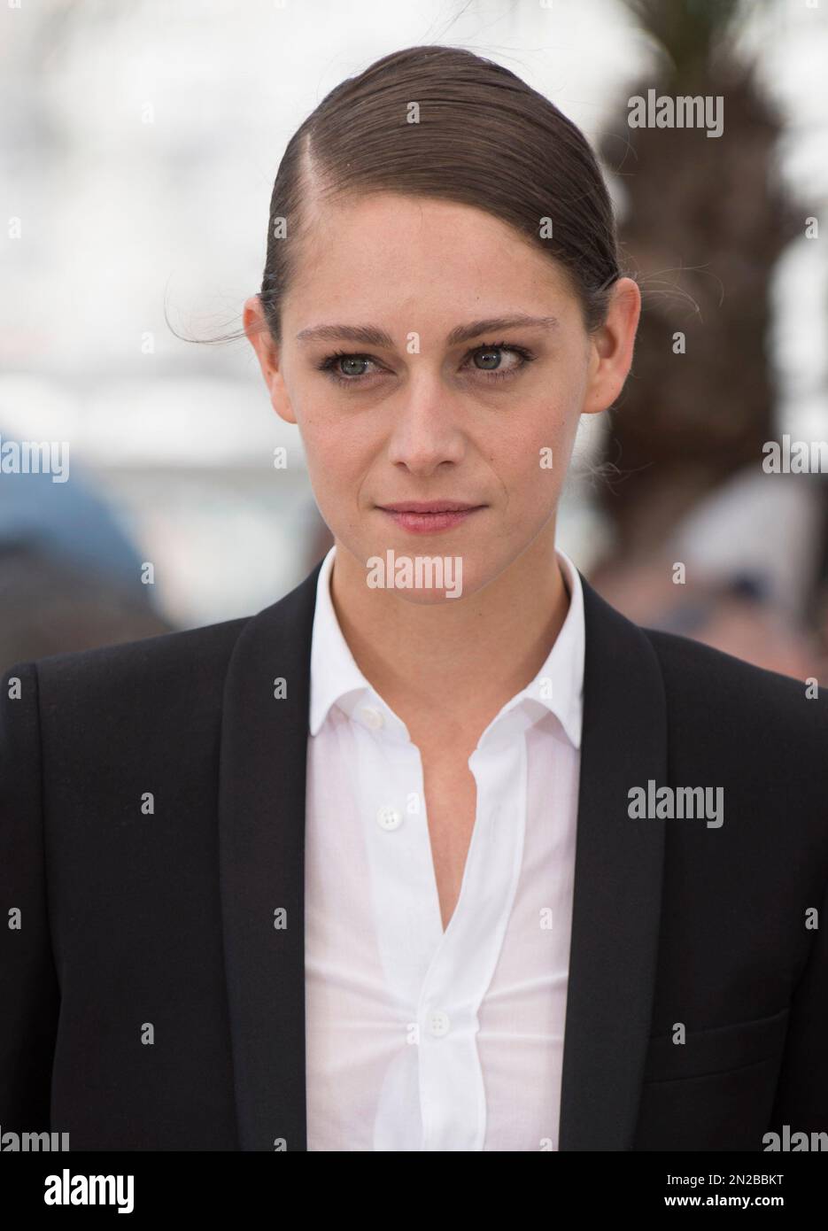 Actress Ariane Labed poses for photographers during a photo call for ...